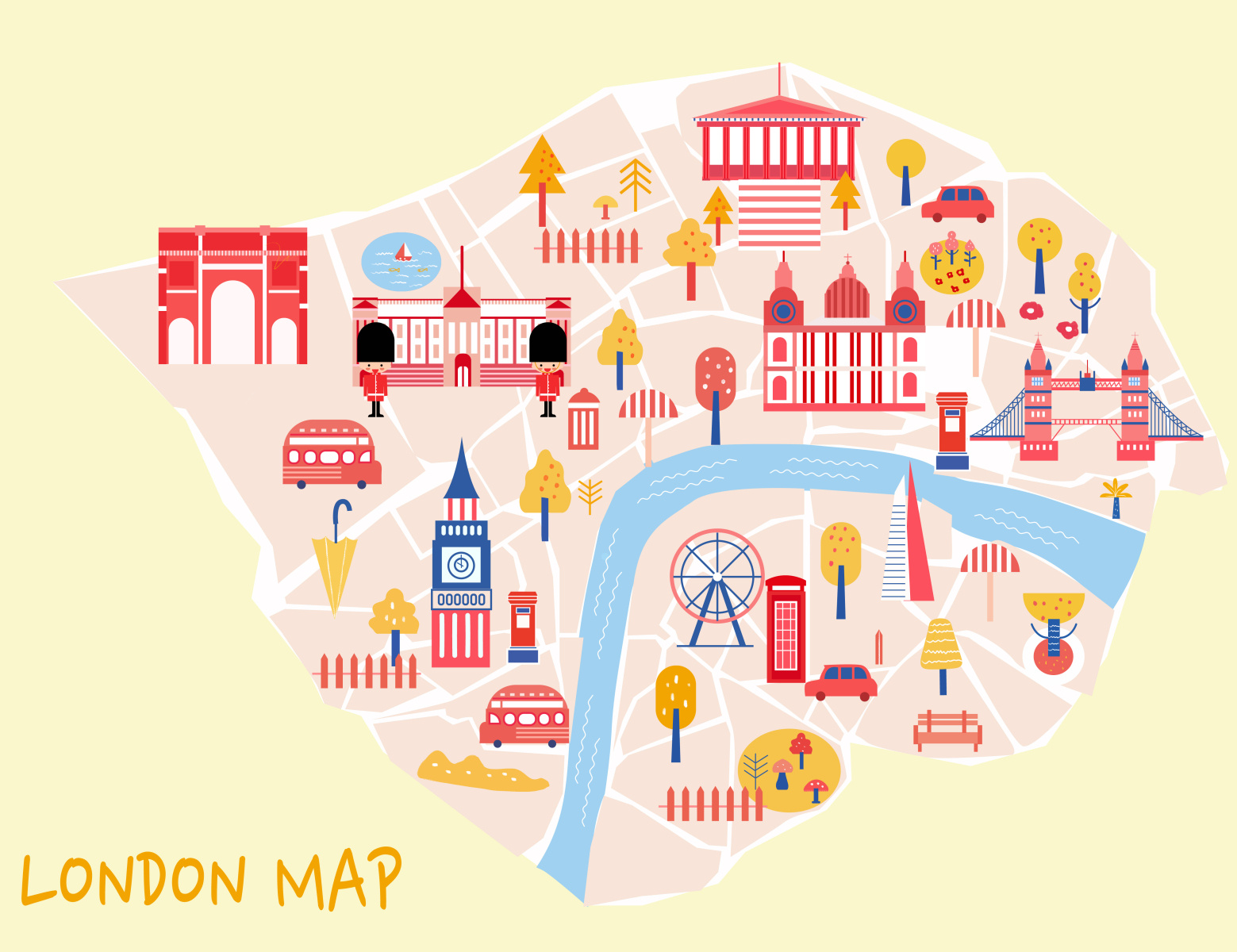 London map by Nicole-卷儿 on Dribbble