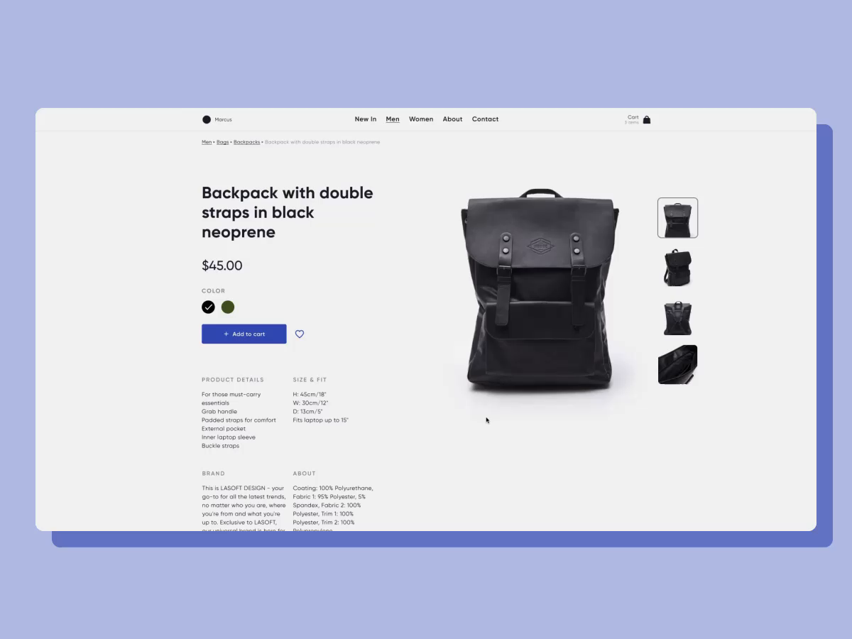 eCommerce Shop by LaSoft on Dribbble