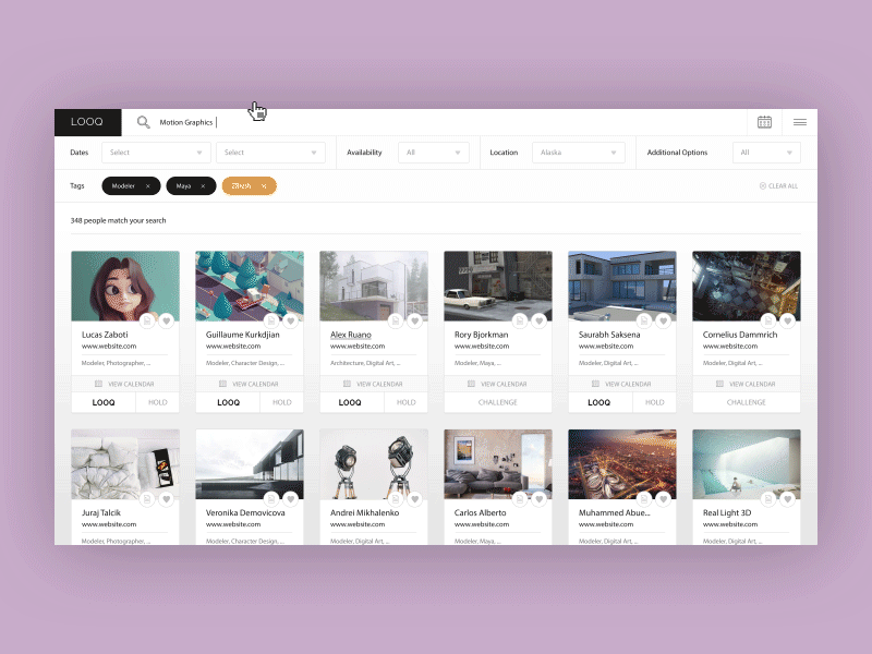 Looq by Ben Lee for Neon Roots on Dribbble