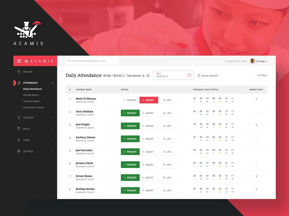 Student Management System designs, themes, templates and downloadable ...