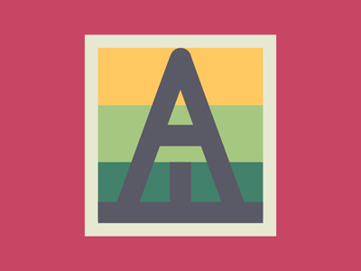 A-Frame Stamp by To The Moon Studios on Dribbble