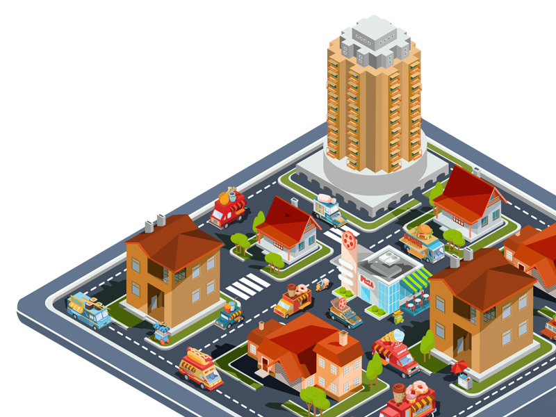 2d City Isometric