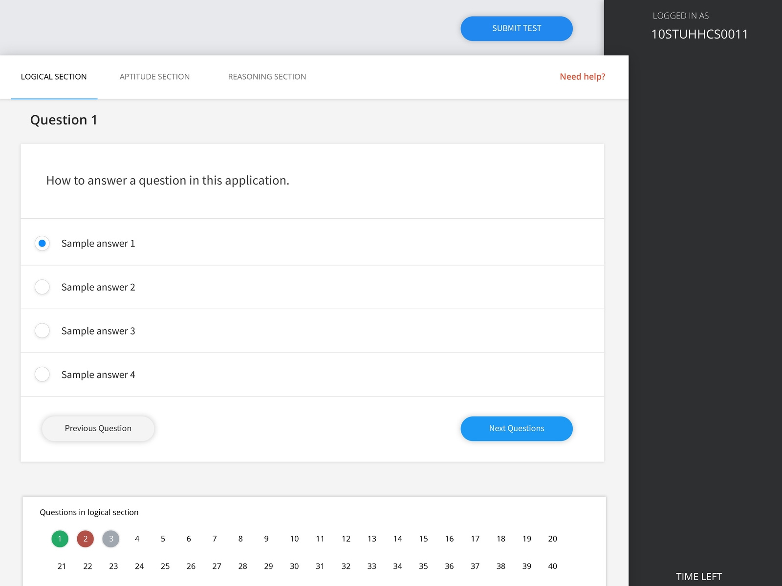 Quiz application UI design by Nikhil Varma on Dribbble
