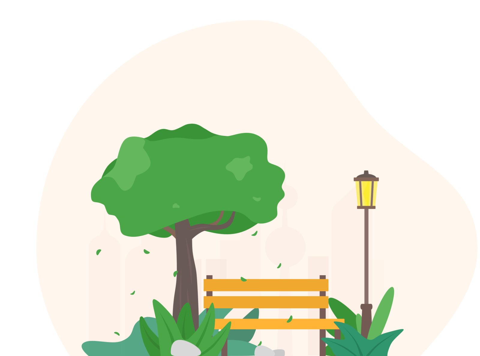 Tree, nature and city by Salakhedin Moussa on Dribbble