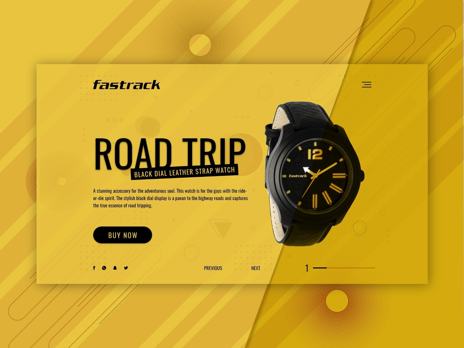 Fastrack - concept by Hitesh Gajjar on Dribbble