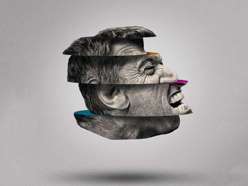 Split Reality by Christopher Vickers on Dribbble