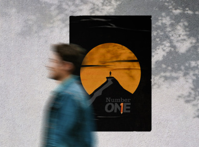 Number One Poster by M Gamaleldean on Dribbble
