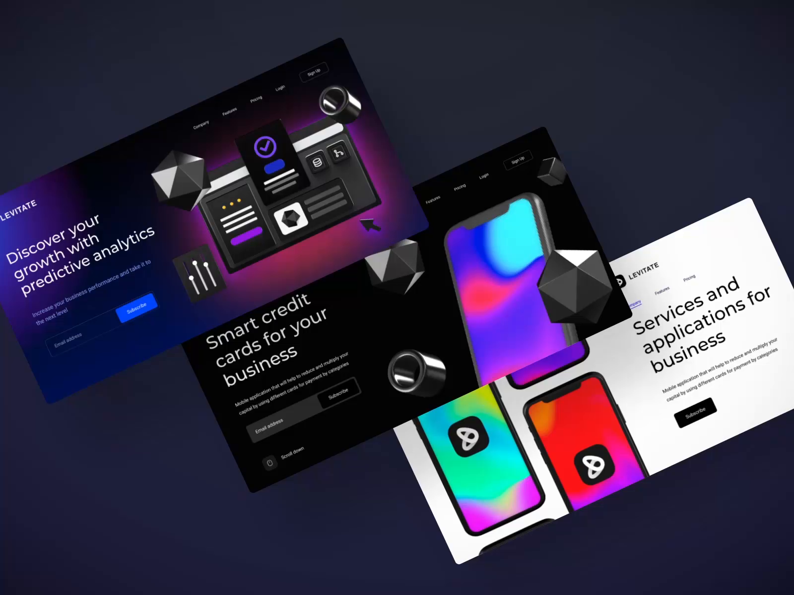 Levitate - Figma 3D scene builder & Presentation templates by Levitate ...