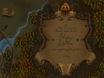 Spooky Map by Gregory Hartman on Dribbble