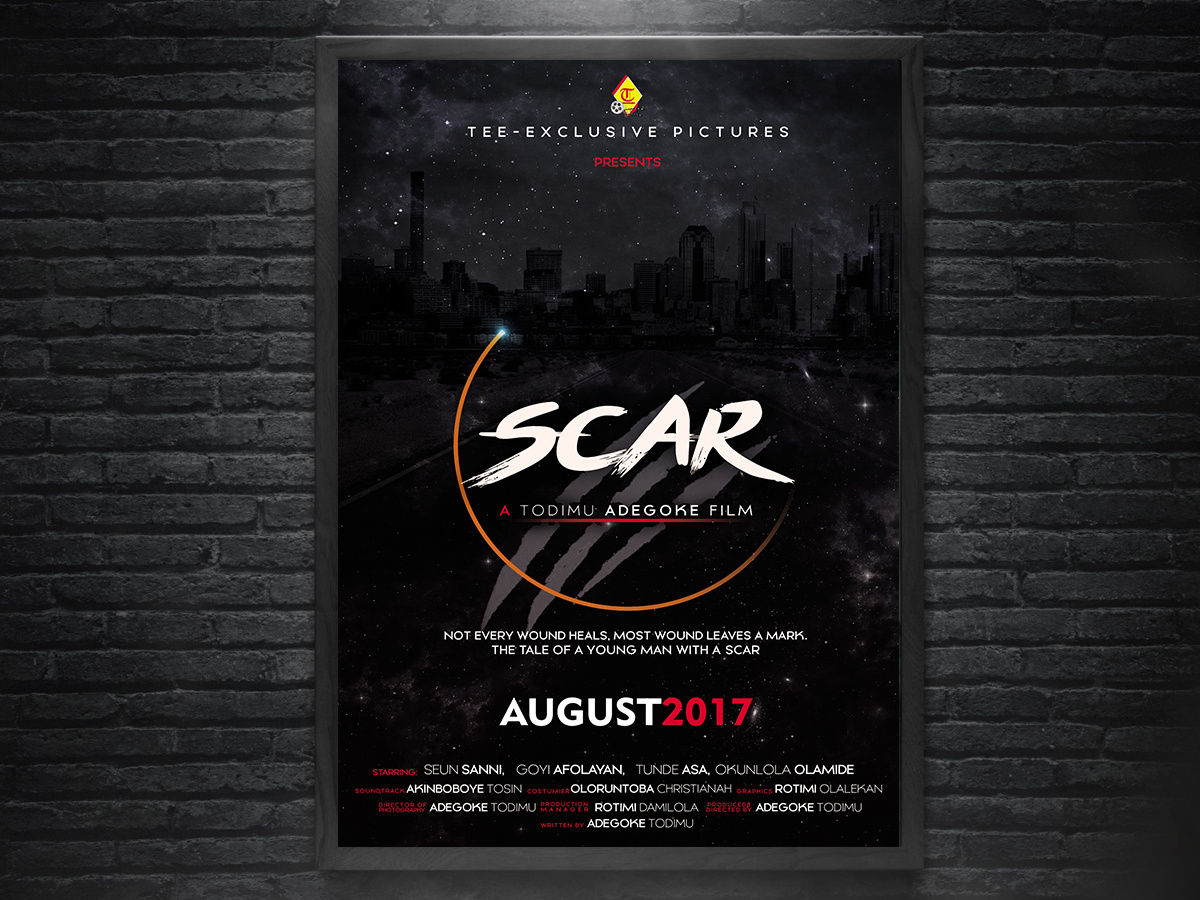 Movie Poster - Scar by Rotimi-Olalekan on Dribbble
