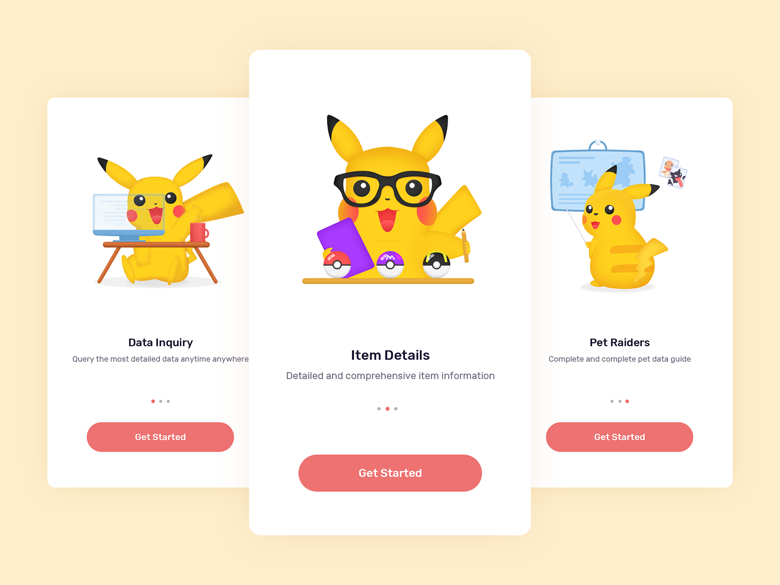 Pokemon App by Jason12 on Dribbble