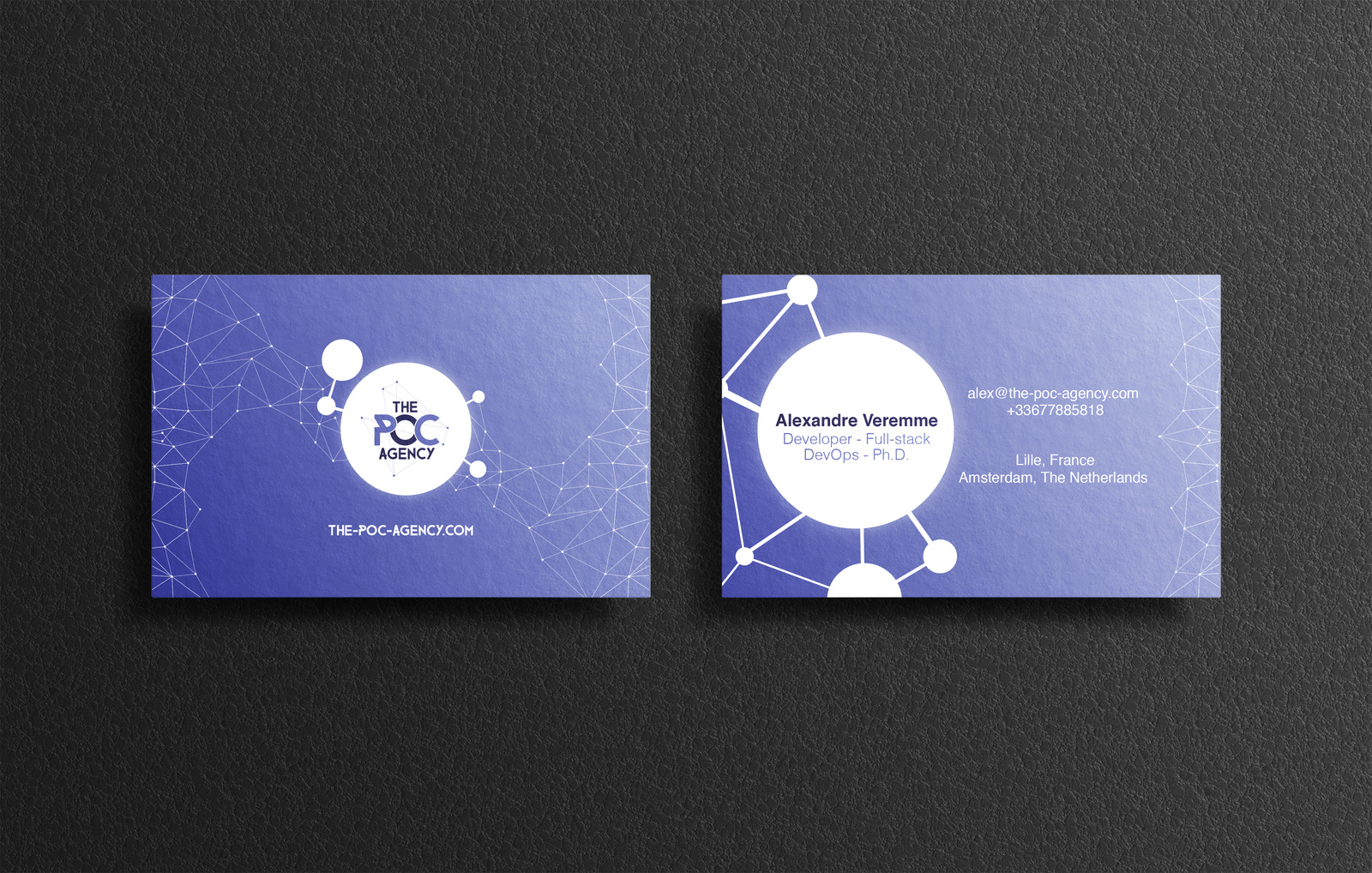 The POC Agency - Business card by Vincenzo Romeo on Dribbble