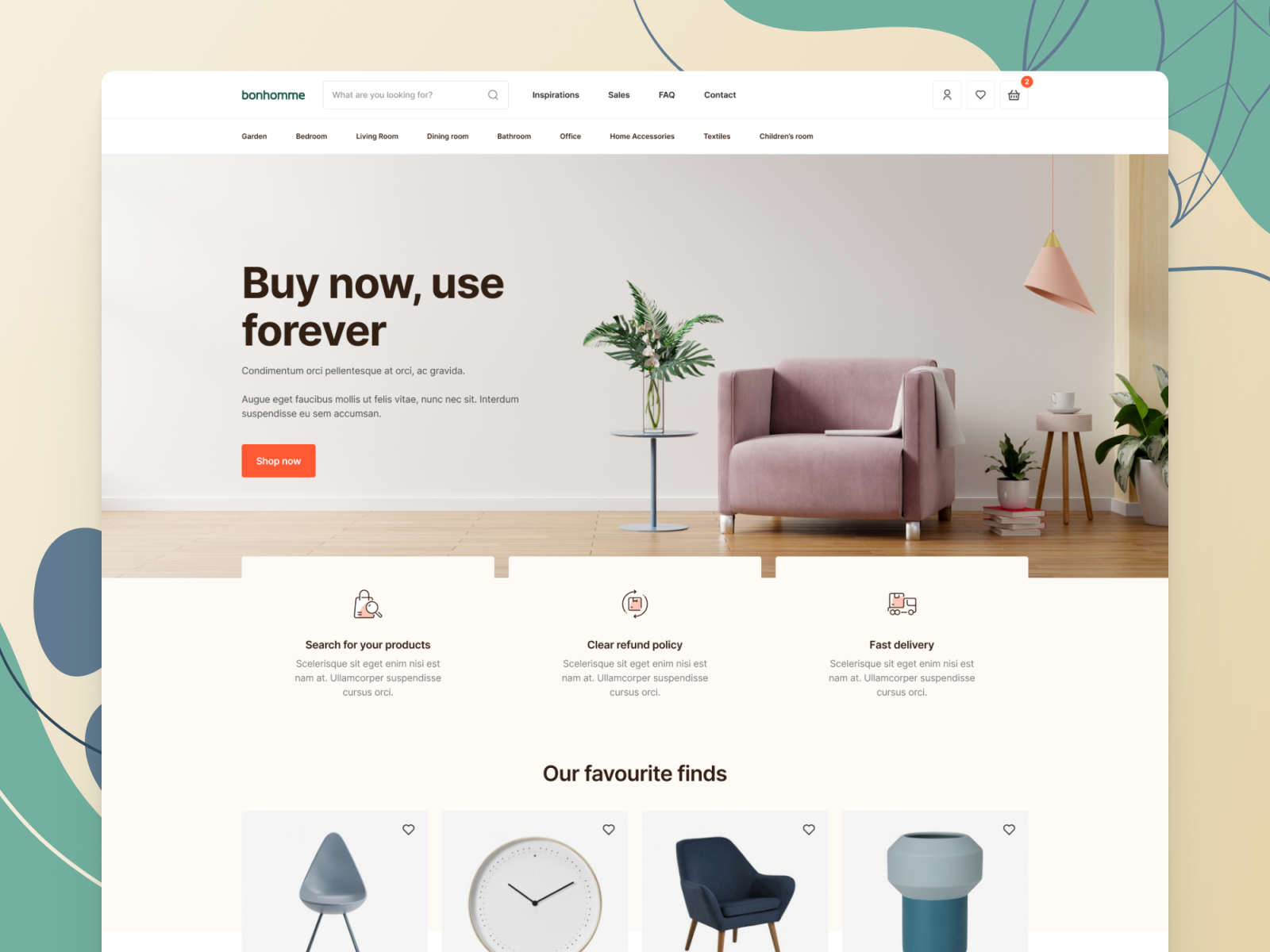 Shopify Ecommerce Store Template by Patryk Michalski for Clean Commit ...