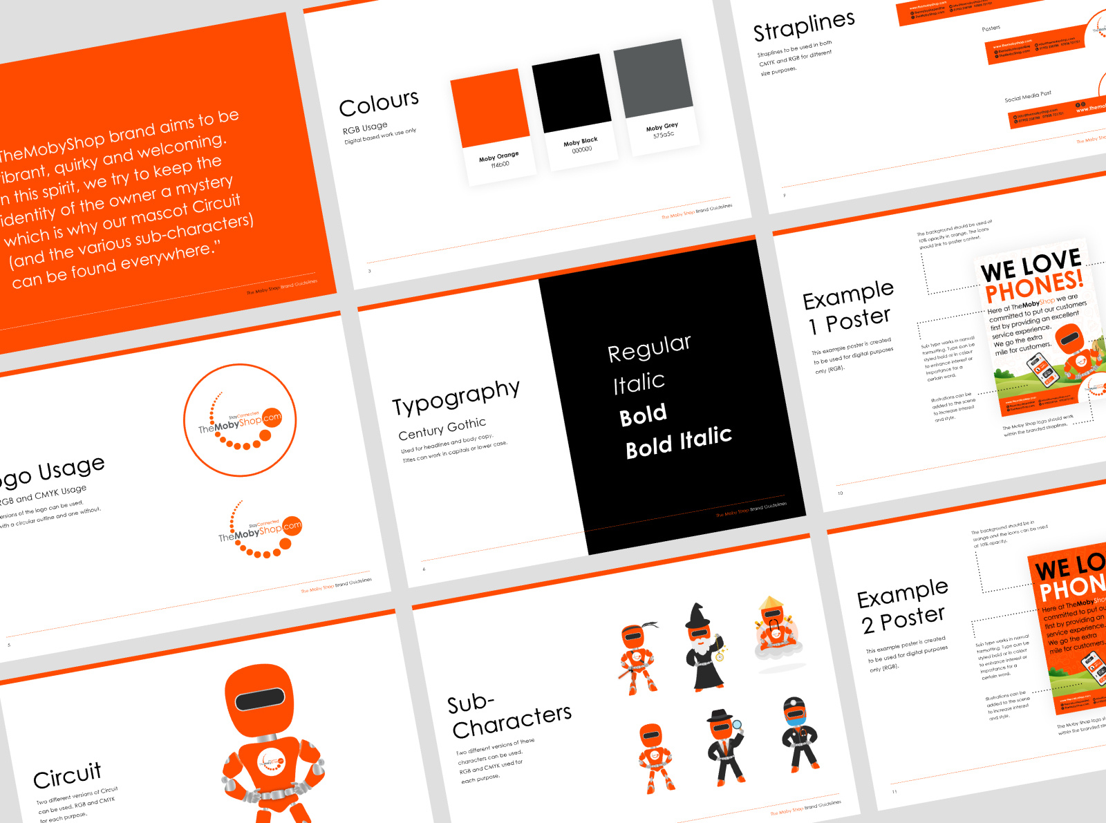 The Moby Shop Brand Guidelines (WIP) by Jake Warrilow on Dribbble