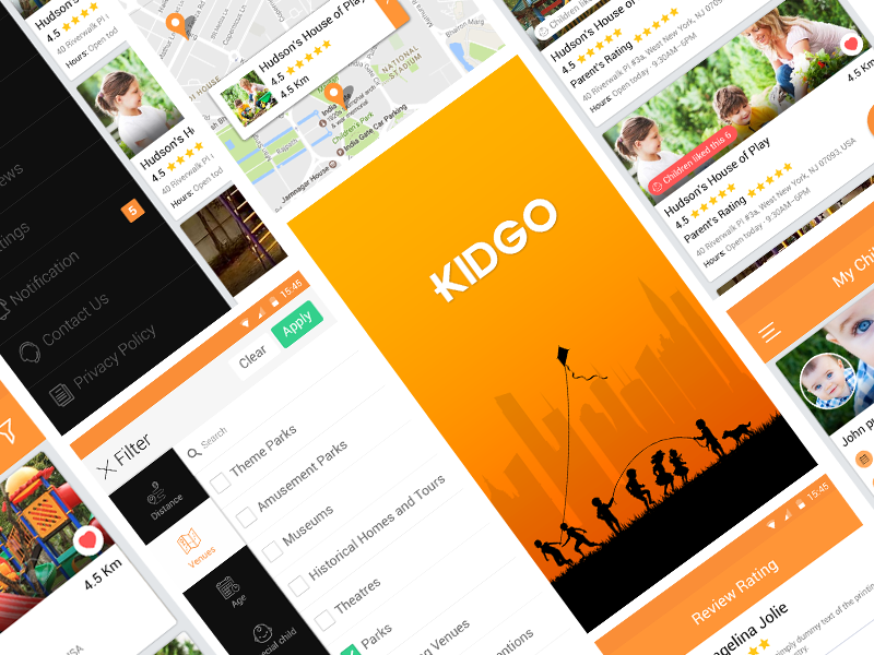 Kidgo App by UtkarshSoft on Dribbble