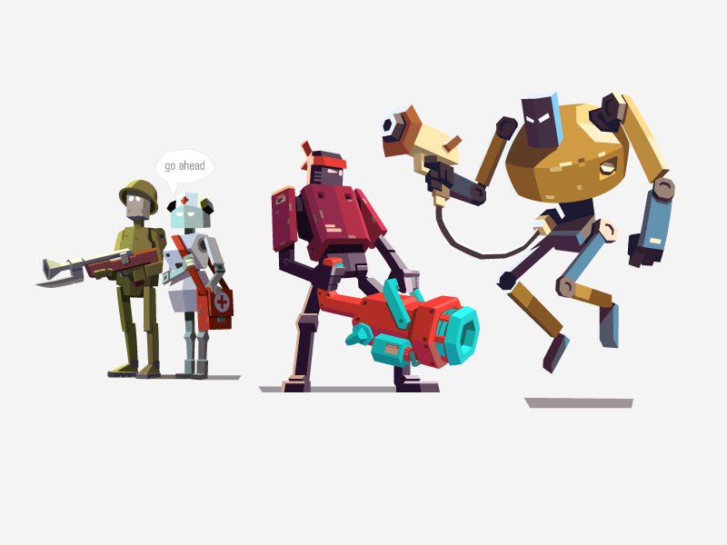 vector bots by Arkady Gerasimenko on Dribbble