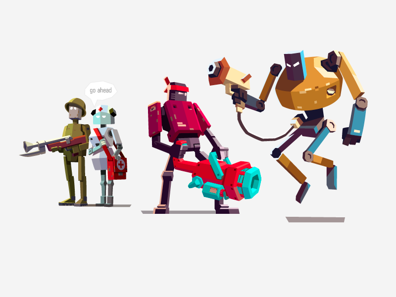 vector bots by Arkady Gerasimenko on Dribbble