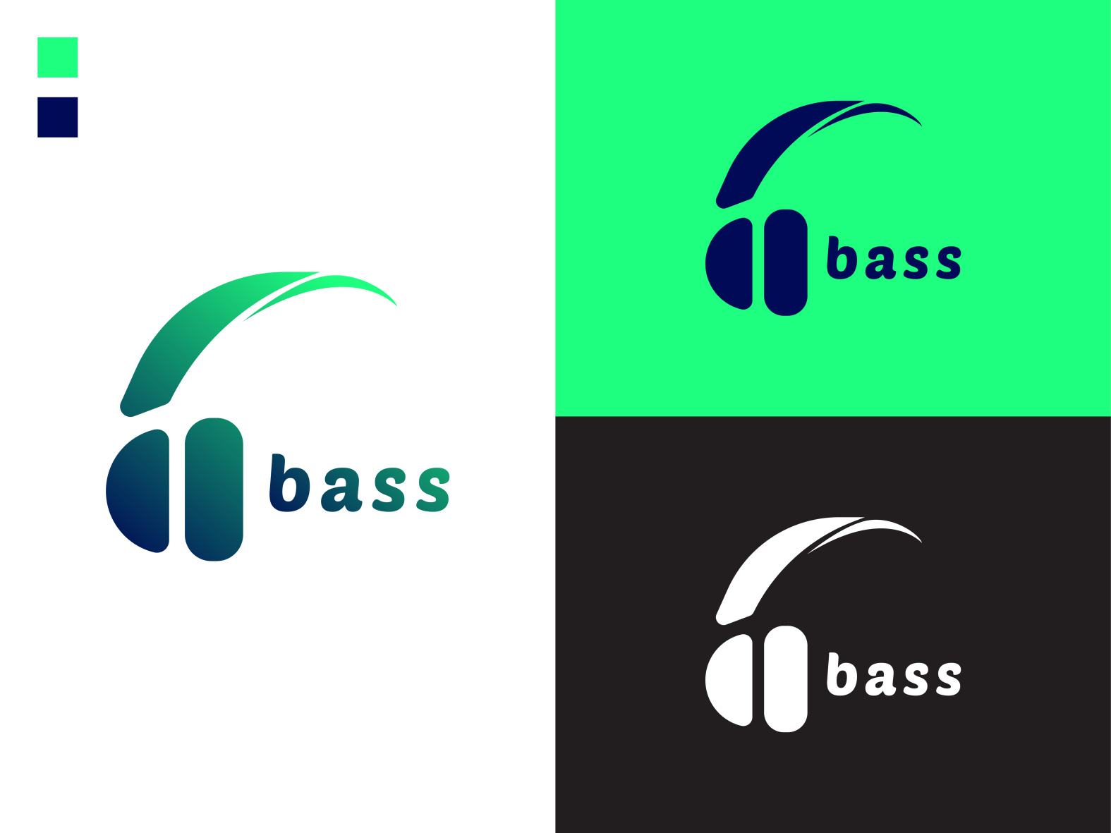 Bass Logo by Alinda Alfiyani on Dribbble
