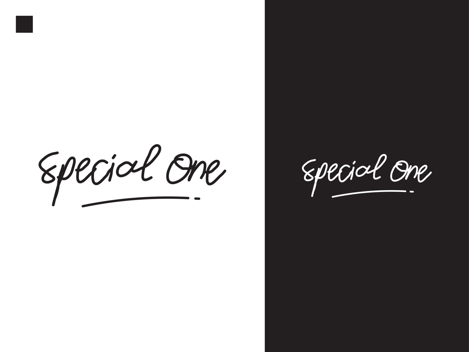 SPECIAL ONE Logo by Alinda Alfiyani on Dribbble
