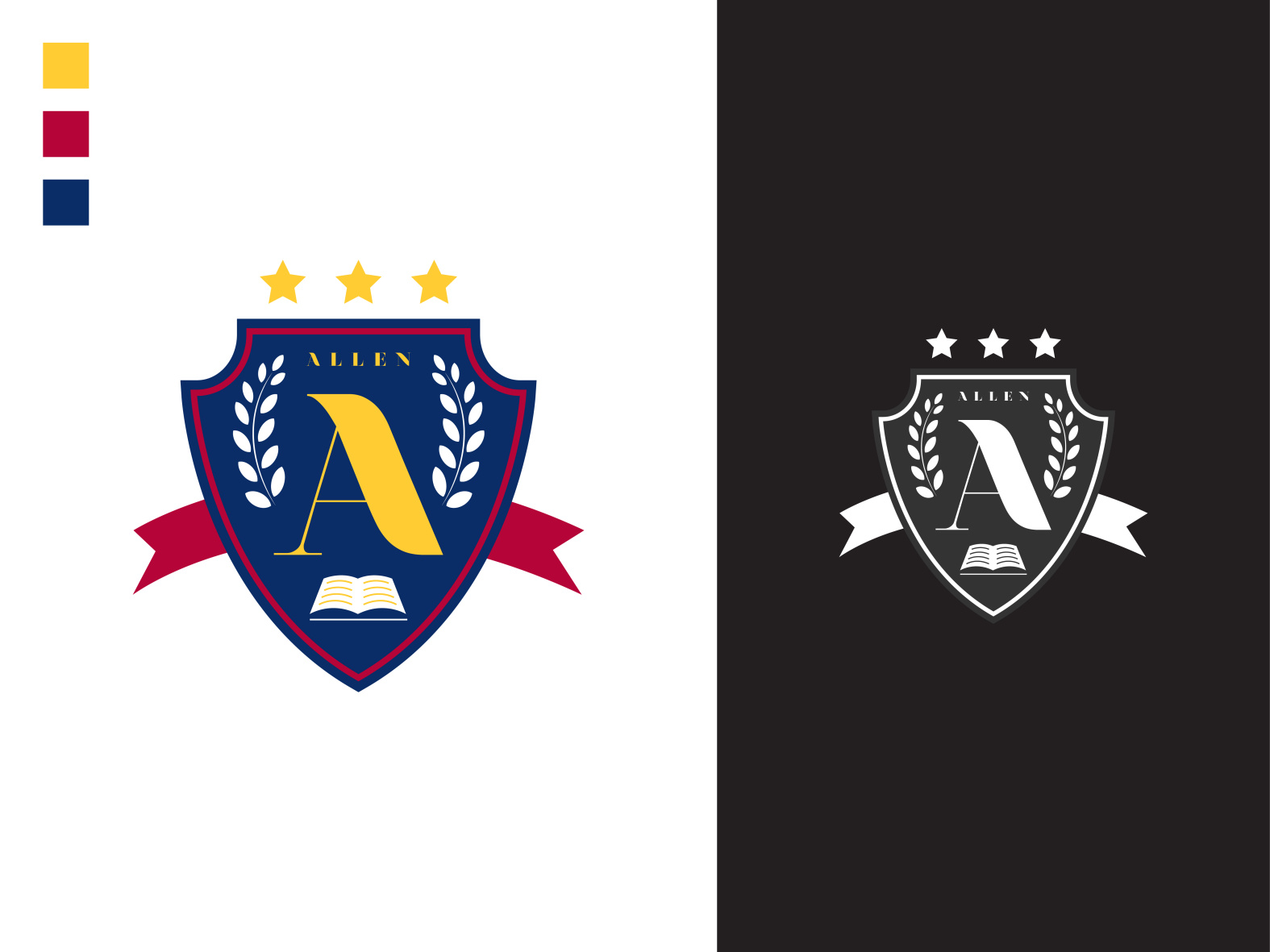 ALLEN ACADEMY Logo by Alinda Alfiyani on Dribbble