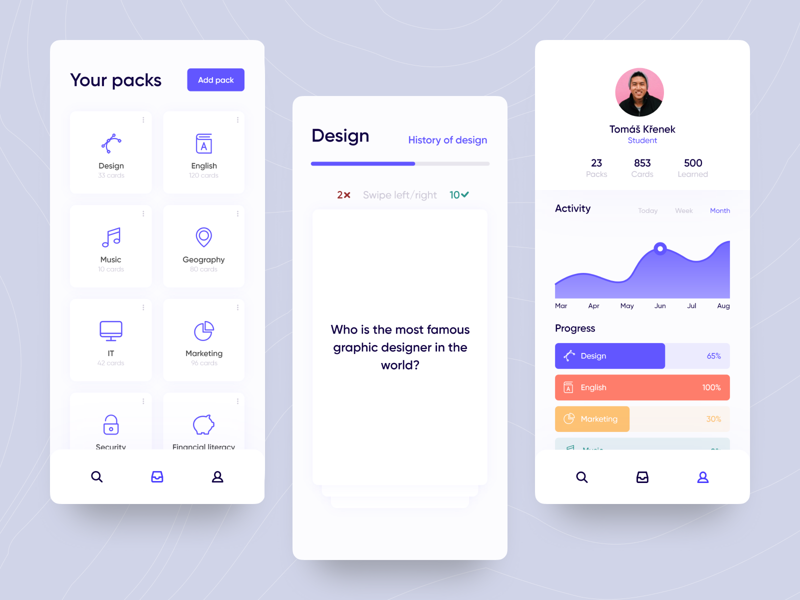 Anki Flashcards By Lexdesign On Dribbble