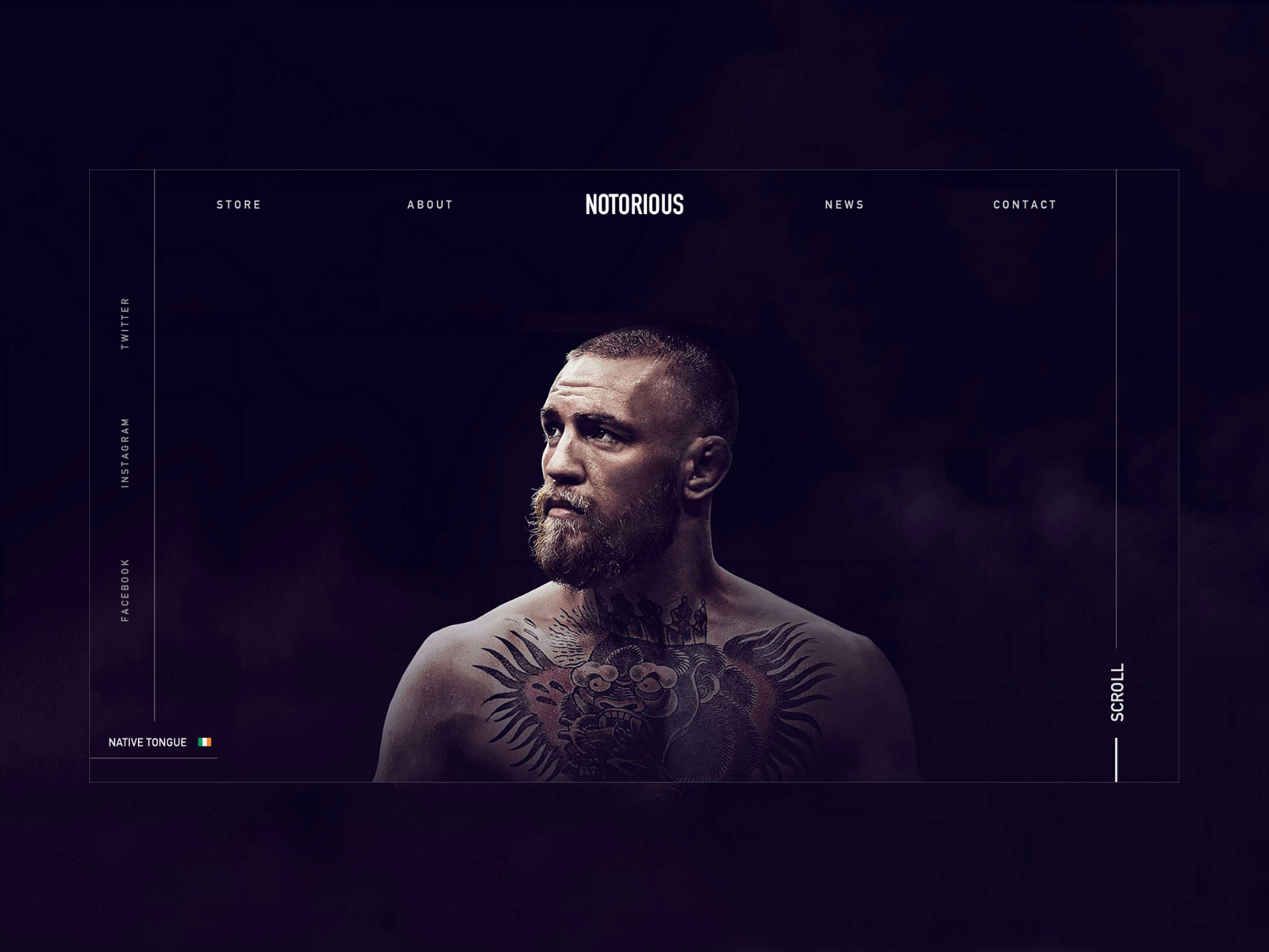 Notorious - Homepage by Callan Richardson on Dribbble