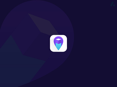 Logistics tracking app icon by Ahtisham Ali on Dribbble