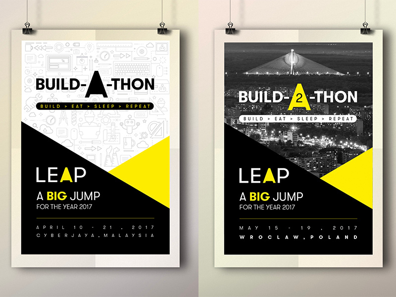 Poster - Event Build-A-Thon by Elma Adura on Dribbble