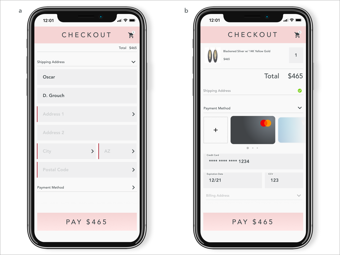 Mobile Checkout by Jason Kelley on Dribbble