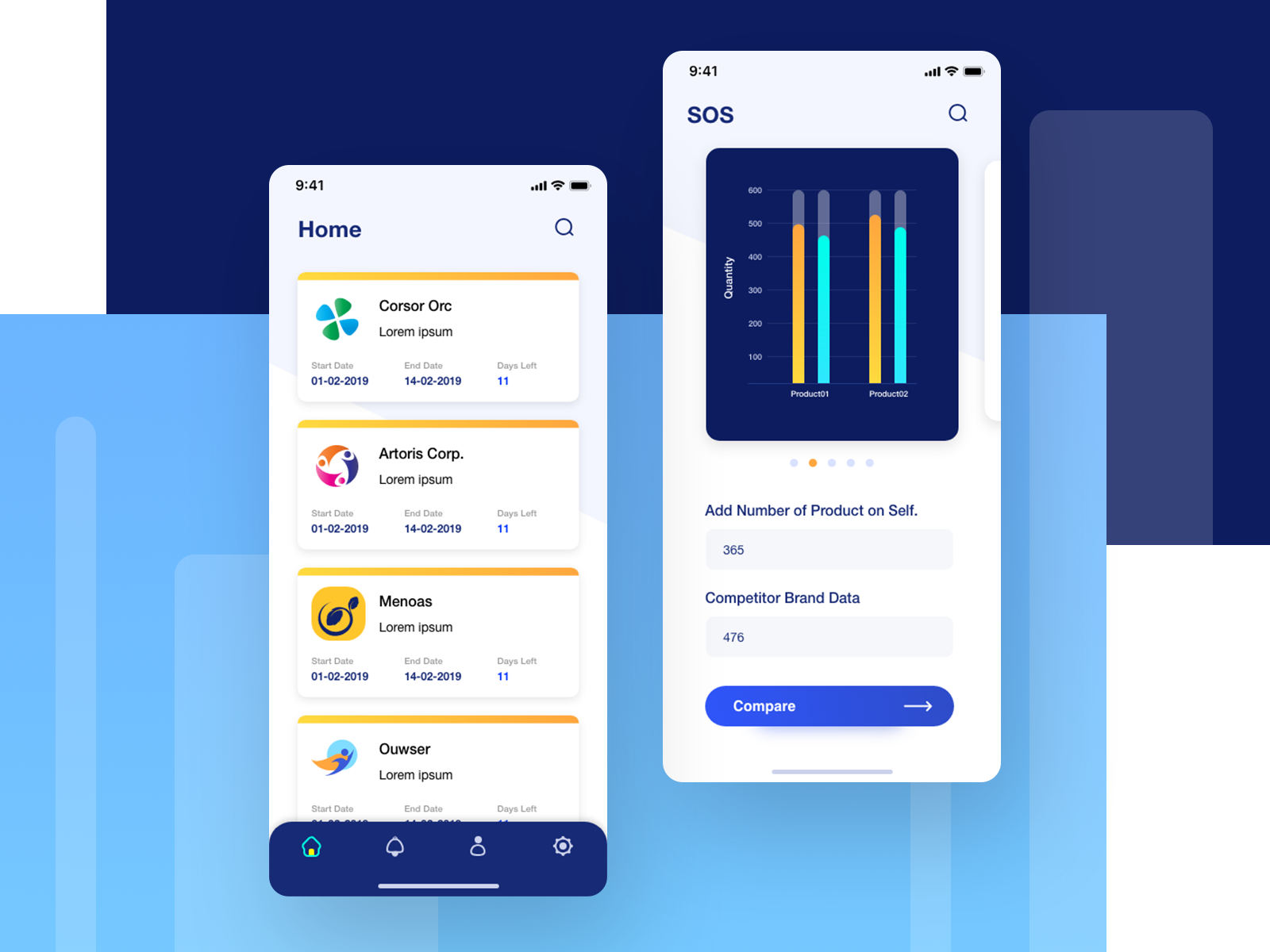 Product Comparison Concept App by Code Theorem on Dribbble