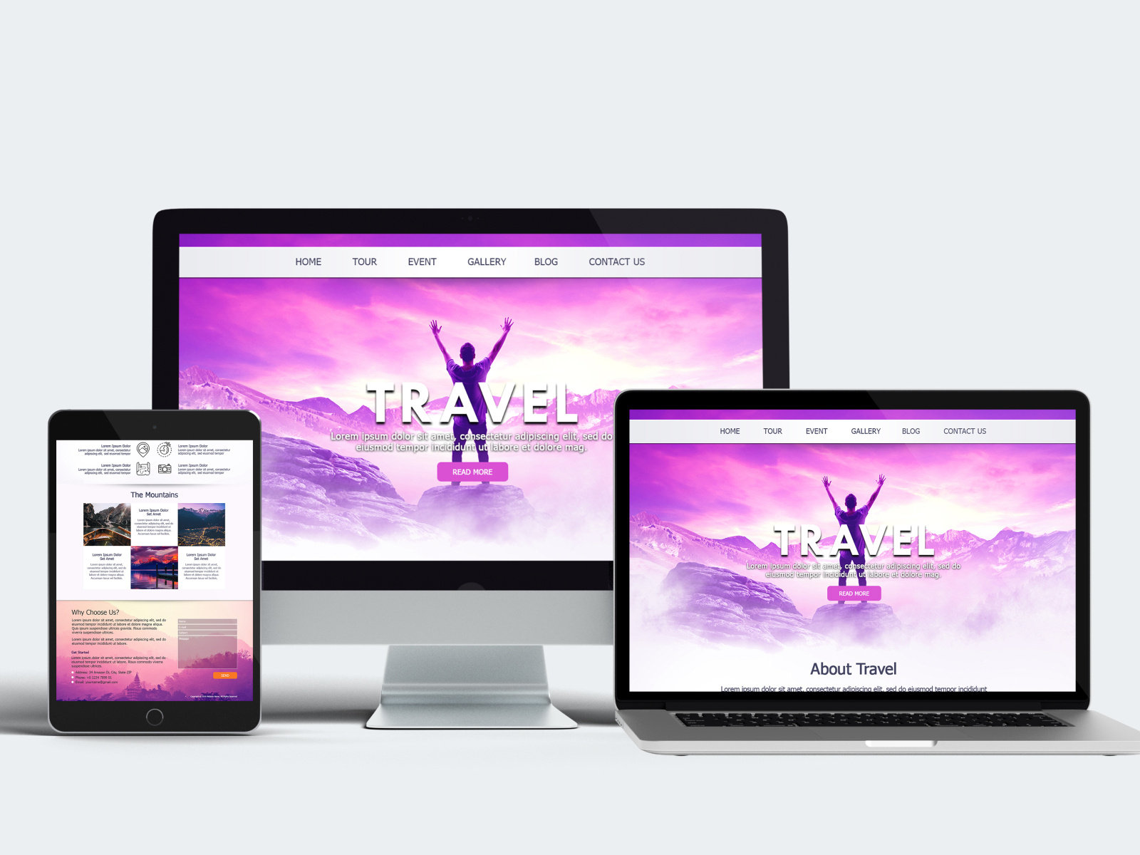 Web Design by Marcus Moore on Dribbble