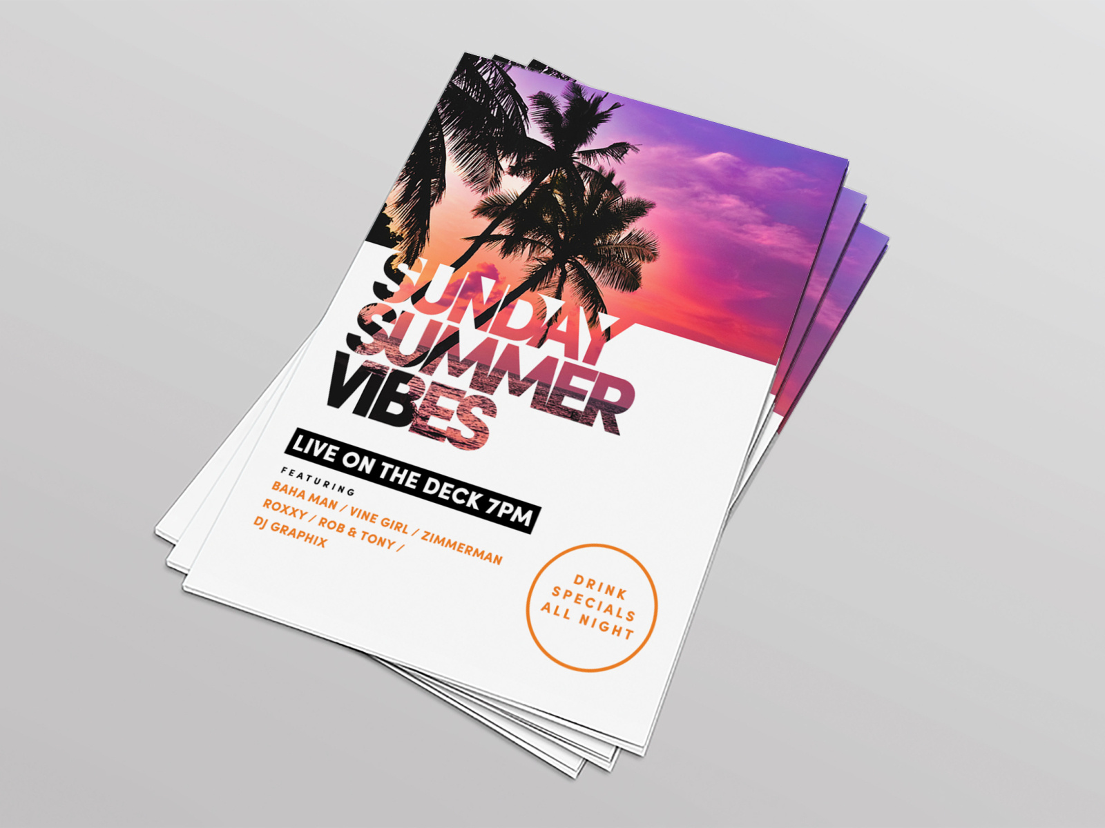 Flyer Design by Marcus Moore on Dribbble