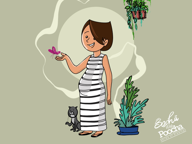 Bocha with Poocha by Shalu Abdul Jabbar on Dribbble