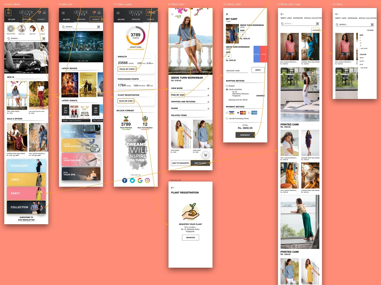 GFlock Life by Maduranga Kodithuwakku on Dribbble