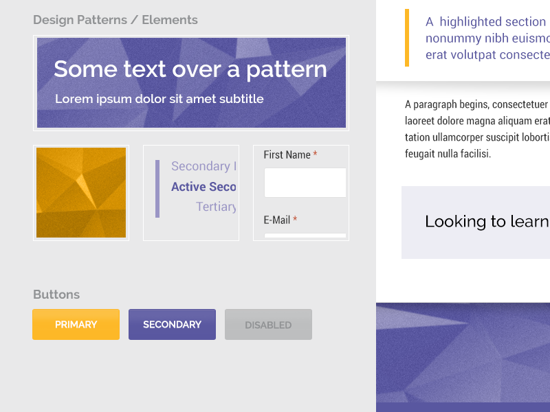 Style Tile Snippet by Tim Croteau on Dribbble