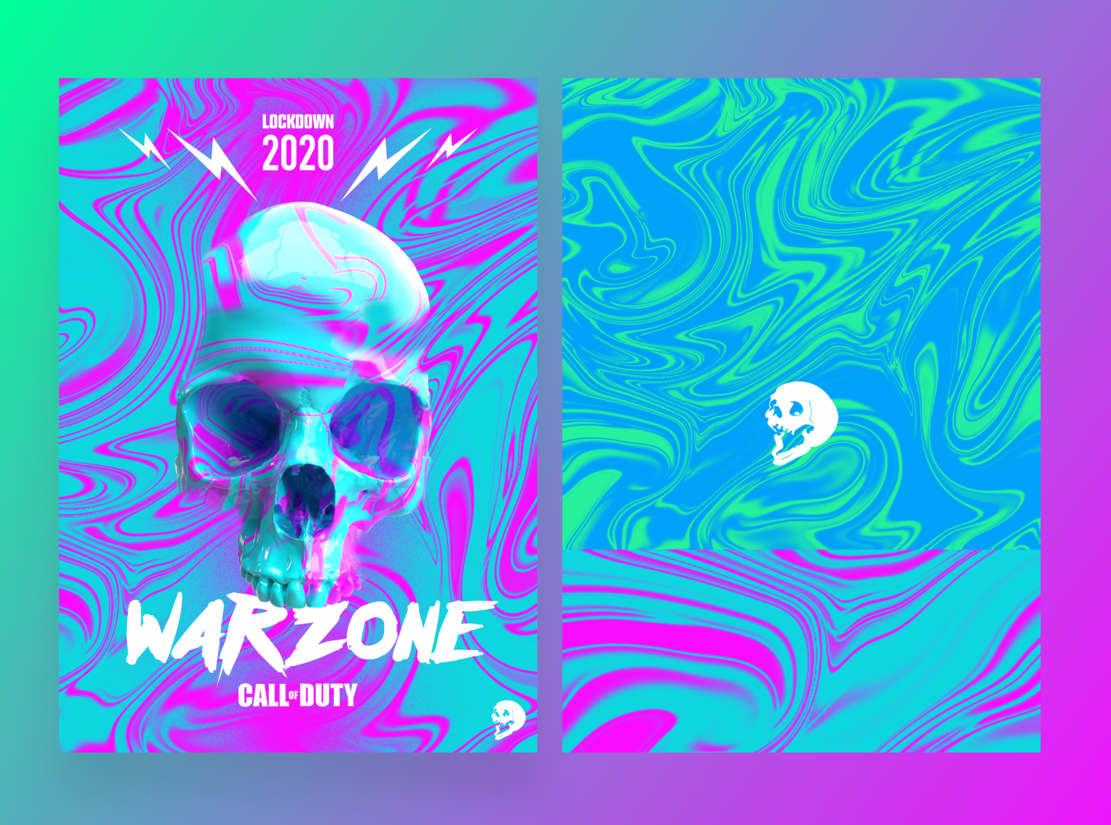 Call of Duty (warzone) Acid Wave Camo by Christopher Richards on Dribbble