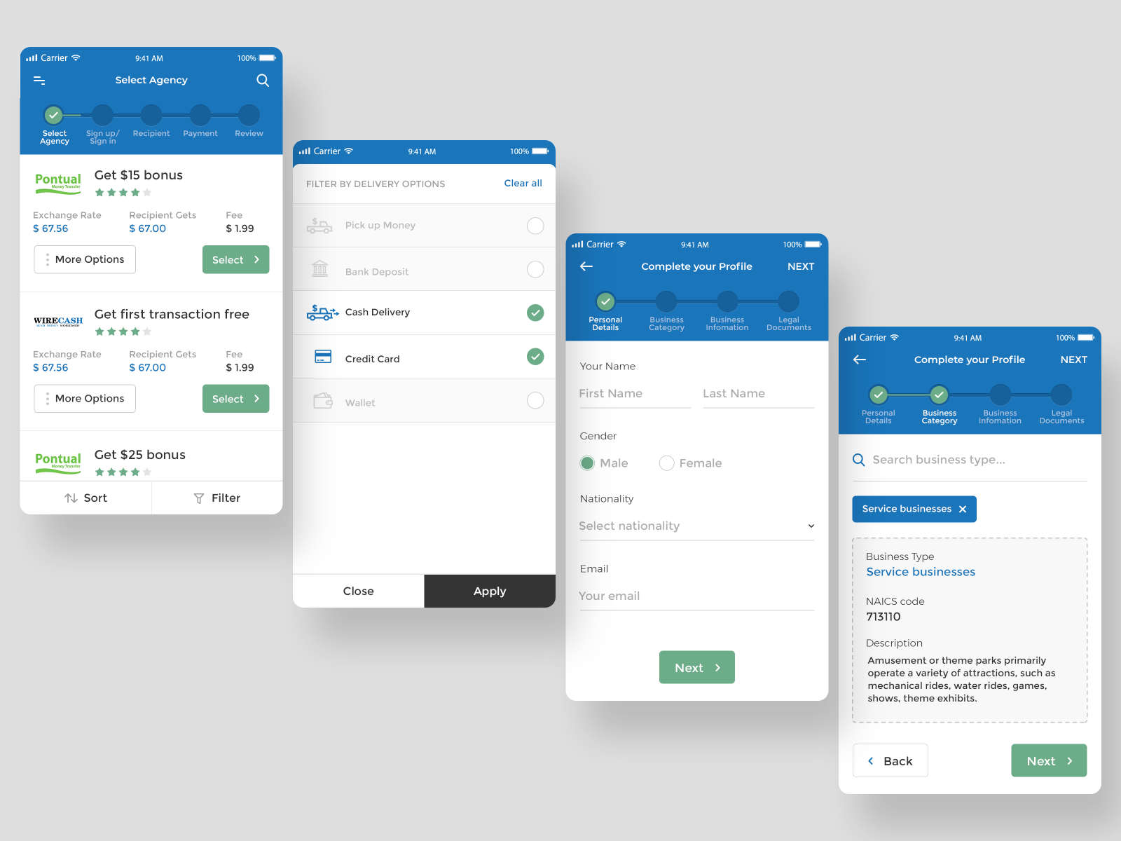 Transfer Money App Interface by Nishan Singh on Dribbble