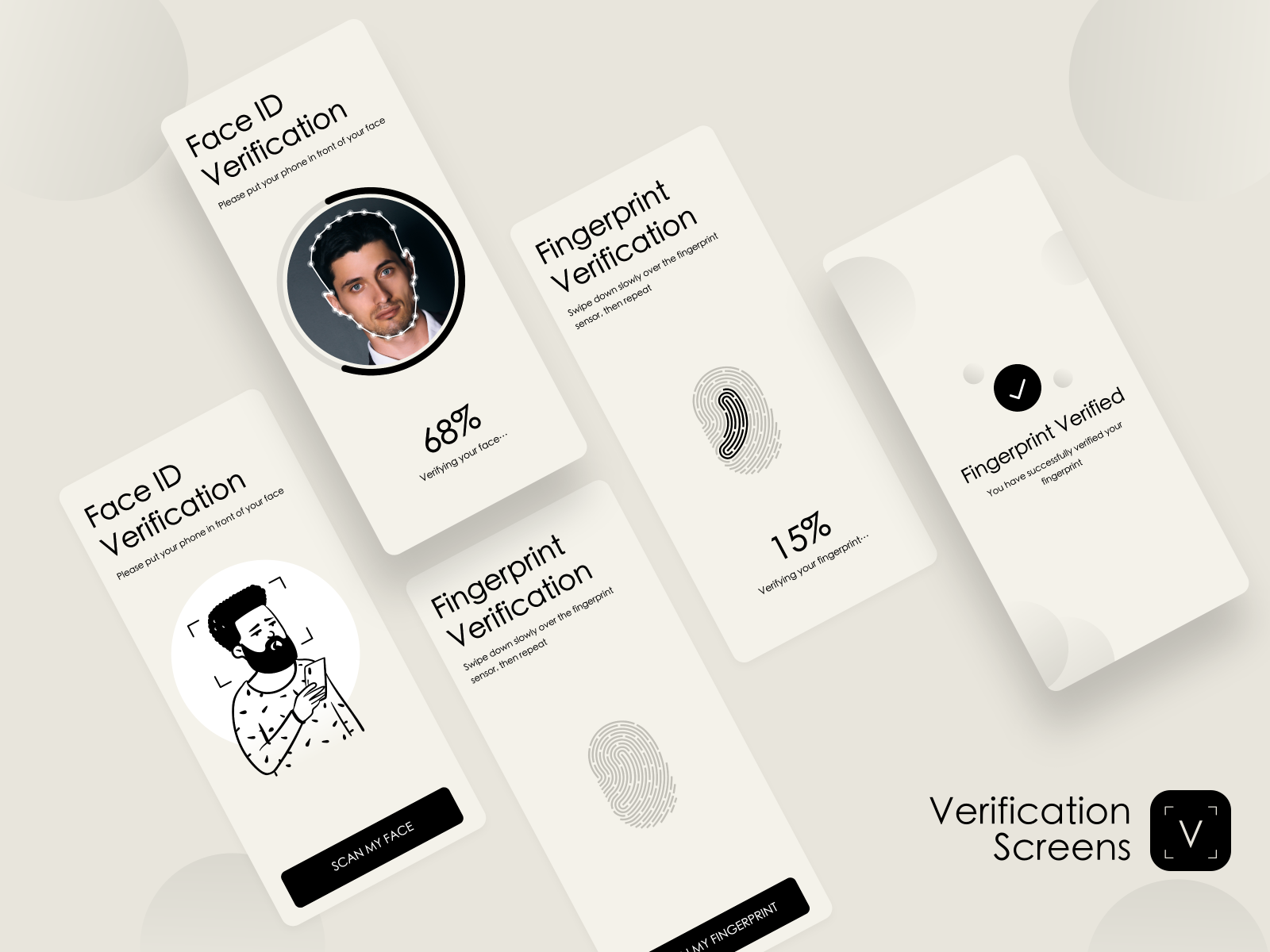 Verification Screens by Nishan Singh on Dribbble