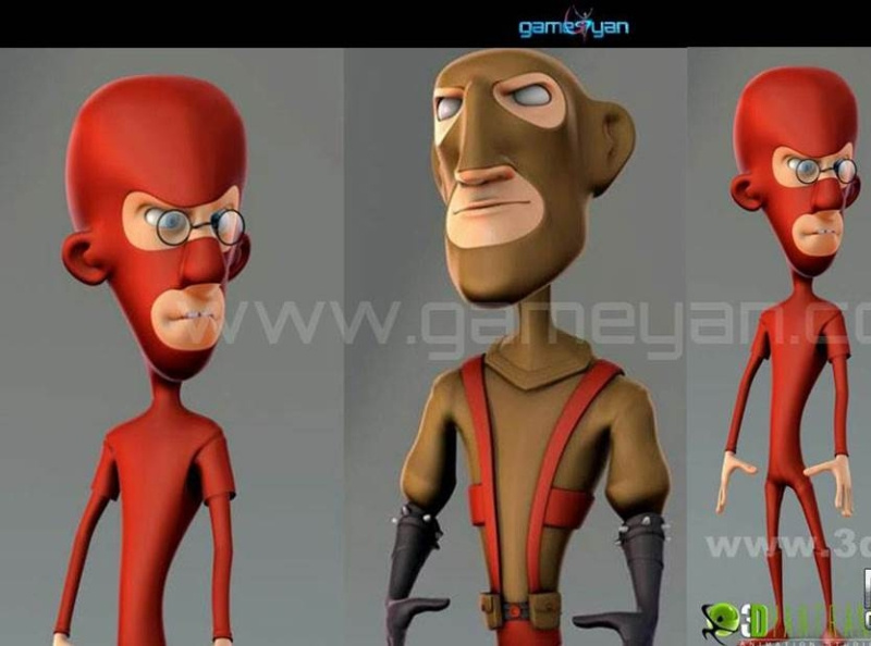 3D Character Modeling and 3D Character Models- Los Angeles by Game Yan ...