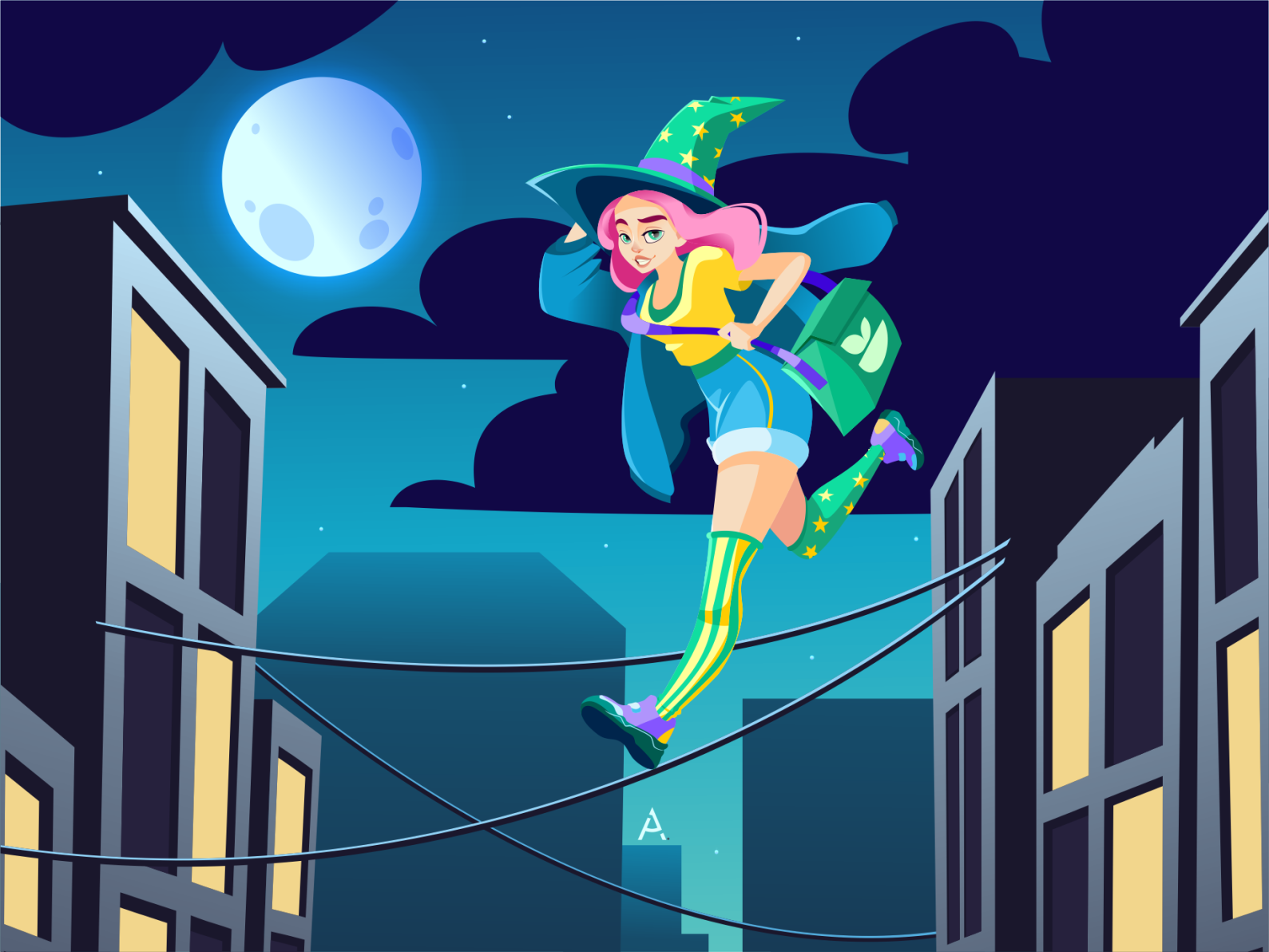 Witch Delivery Service by Pavlycheva Alena on Dribbble