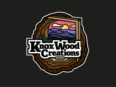 Knox Wood Creations | Logo Design by Elijah Hollis on Dribbble