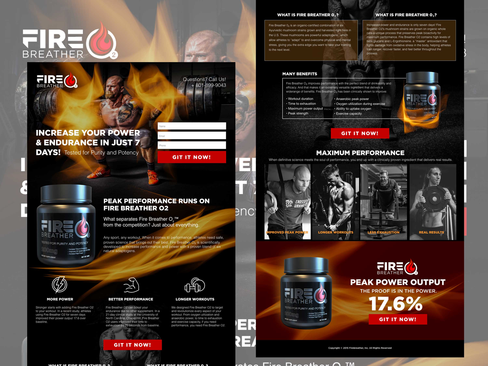 Fire Breather Muscle Supplement by Rommel Belicario on Dribbble