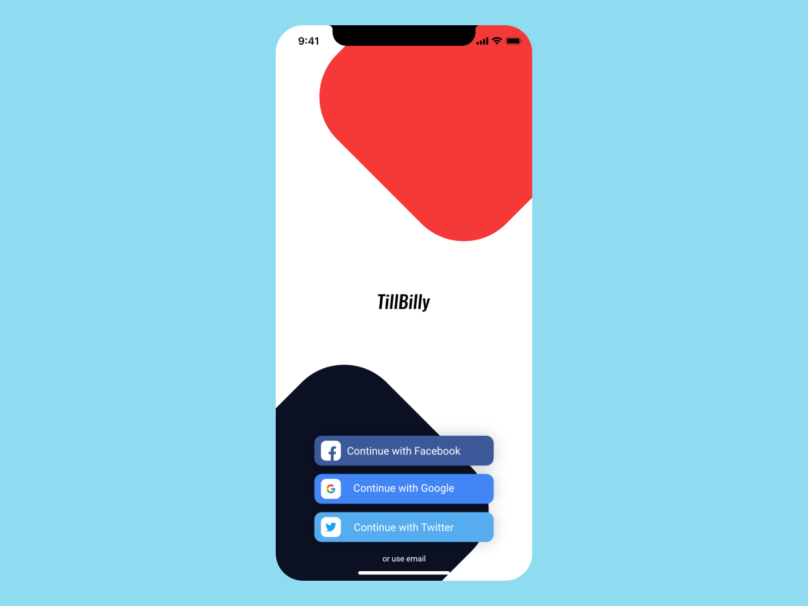 Social Login/Signup by Vinny Bhaskar on Dribbble