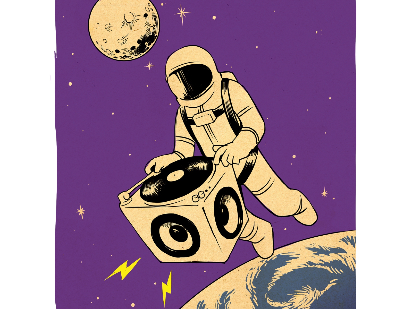 Astro DJ by Danny Hayakawa on Dribbble