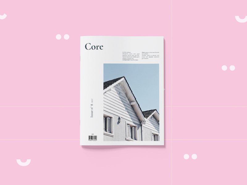 Core - Magazine Template by Maria Cristina Pagani on Dribbble