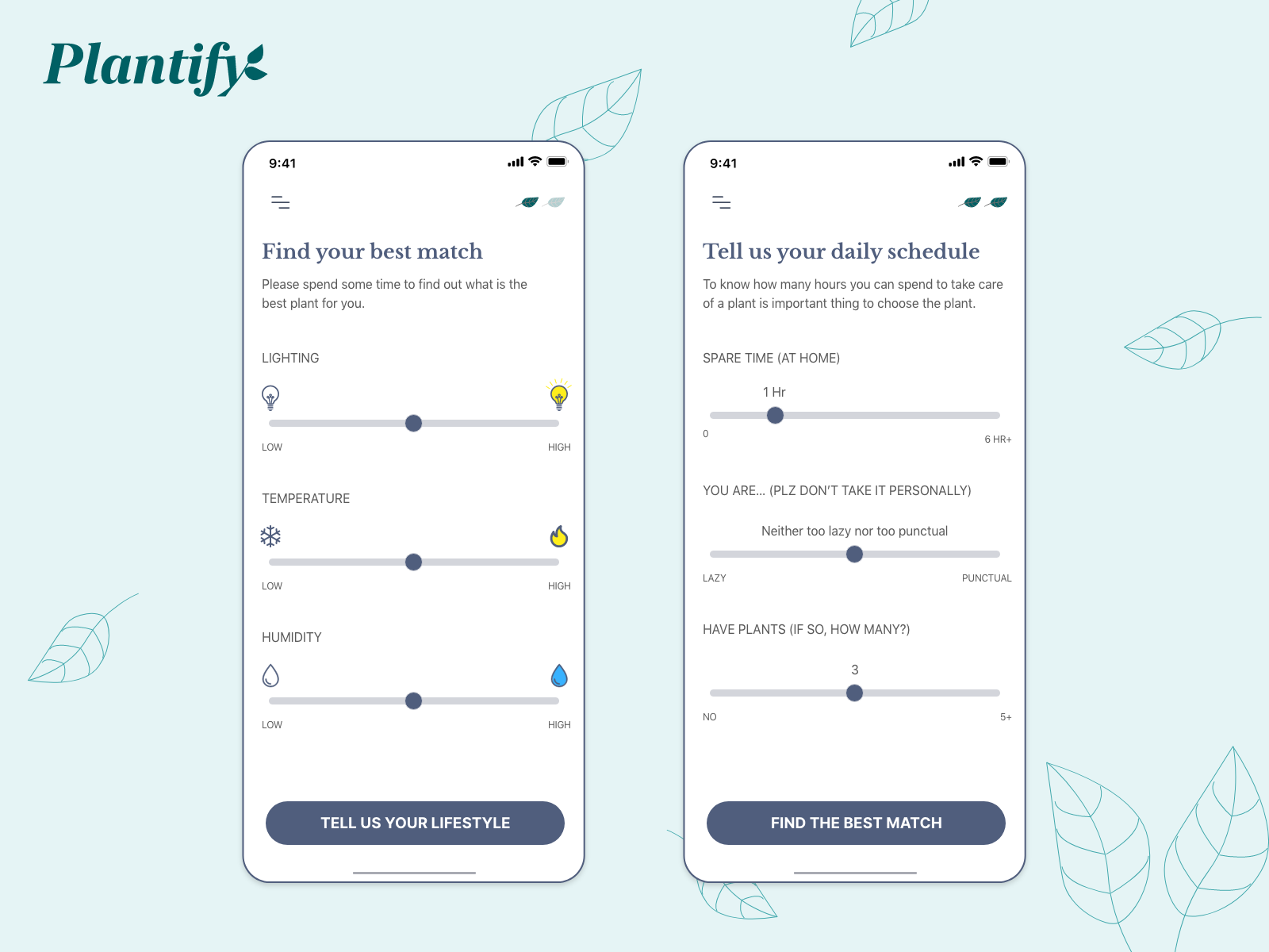 Plantify - grow plant mobile app UI by Naokure on Dribbble