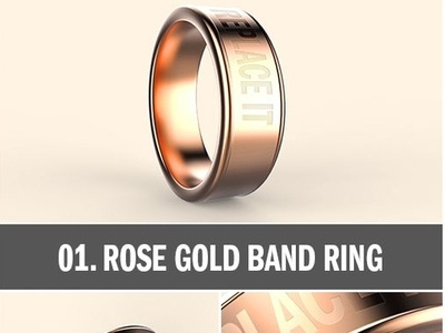 Rose Gold Band Ring Mock-up by DKA Template Shop on Dribbble
