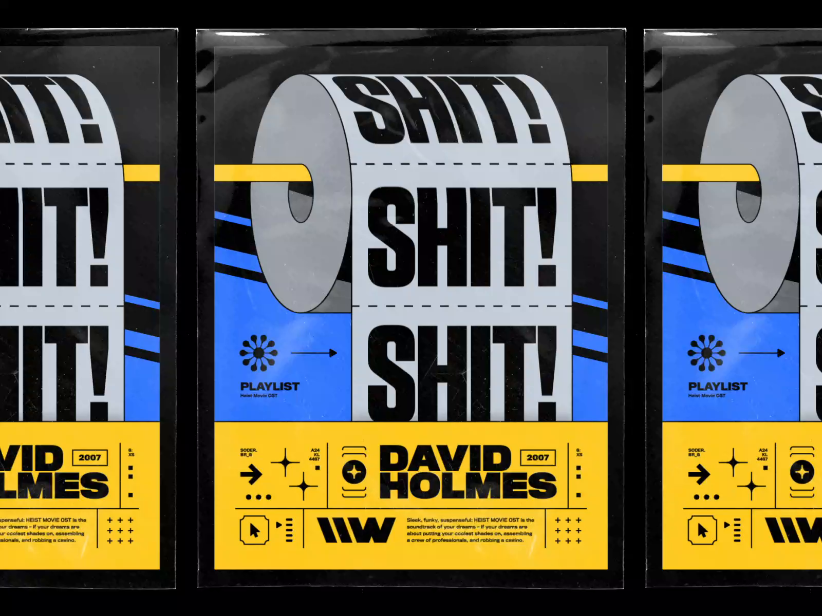 David Holmes – Shit! Shit! Shit! by Rhox on Dribbble