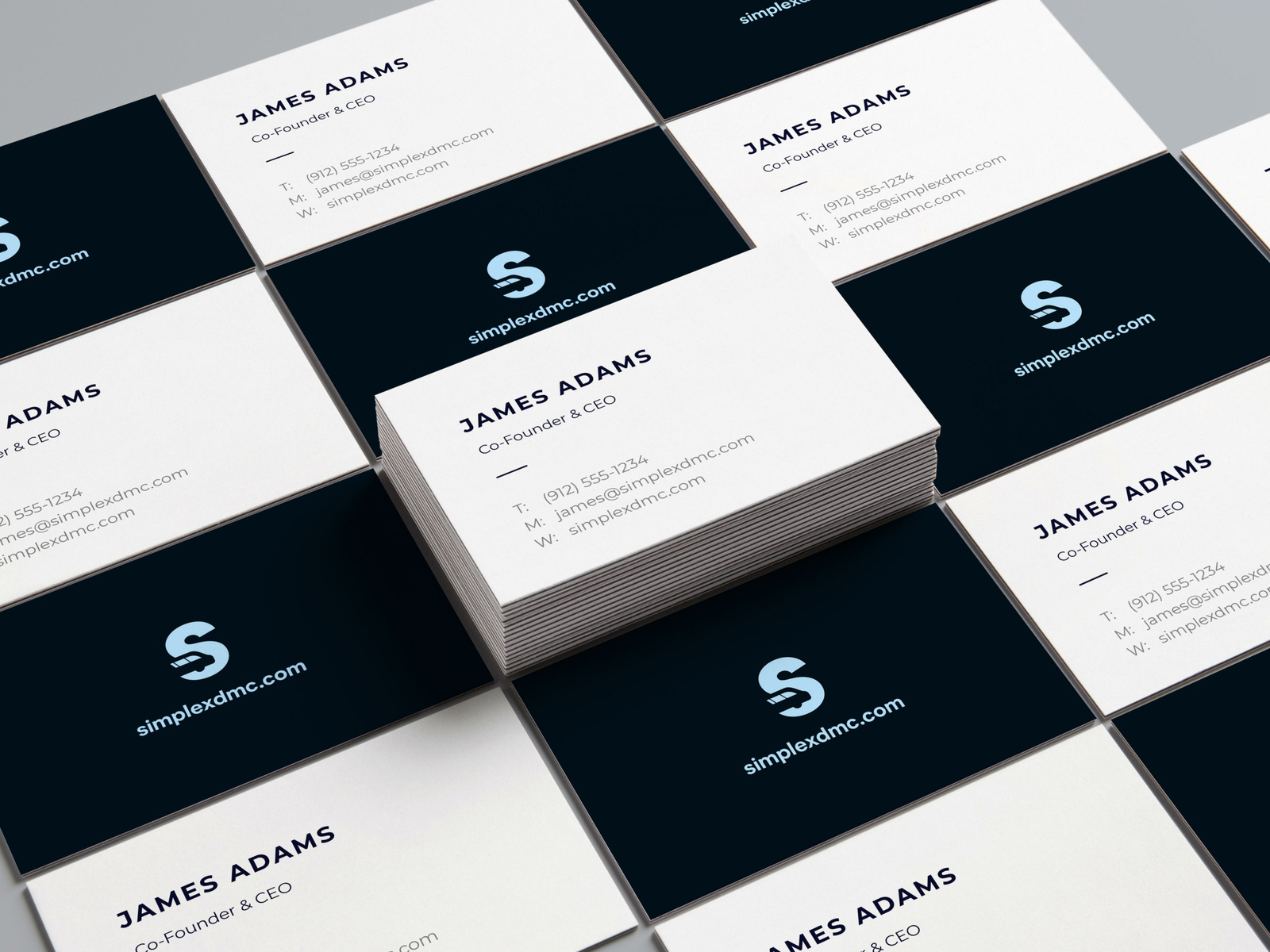 Simple DMC - Brand Identity - Business Cards by dsnn studio on Dribbble