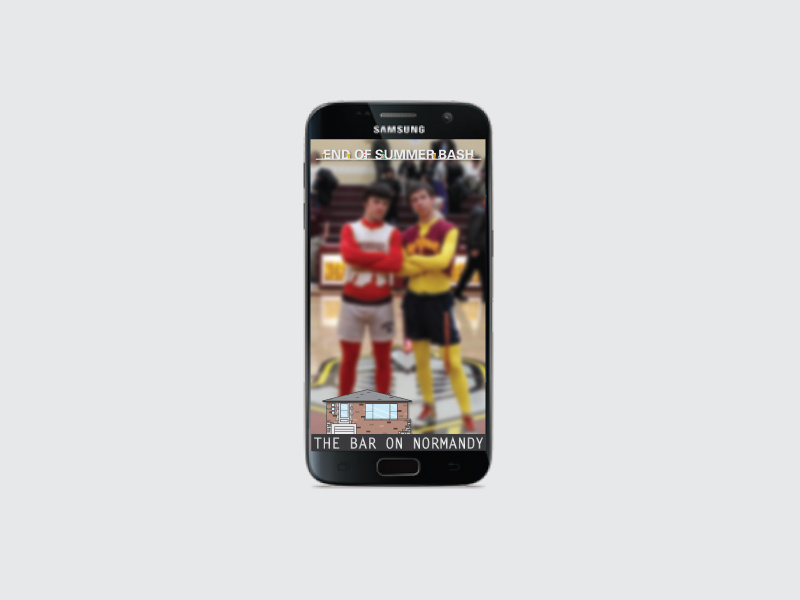Home bar Snapchat by Tyler Kapustka on Dribbble